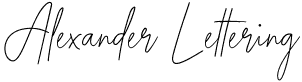 Alexander Lettering Fonte | Visualizar