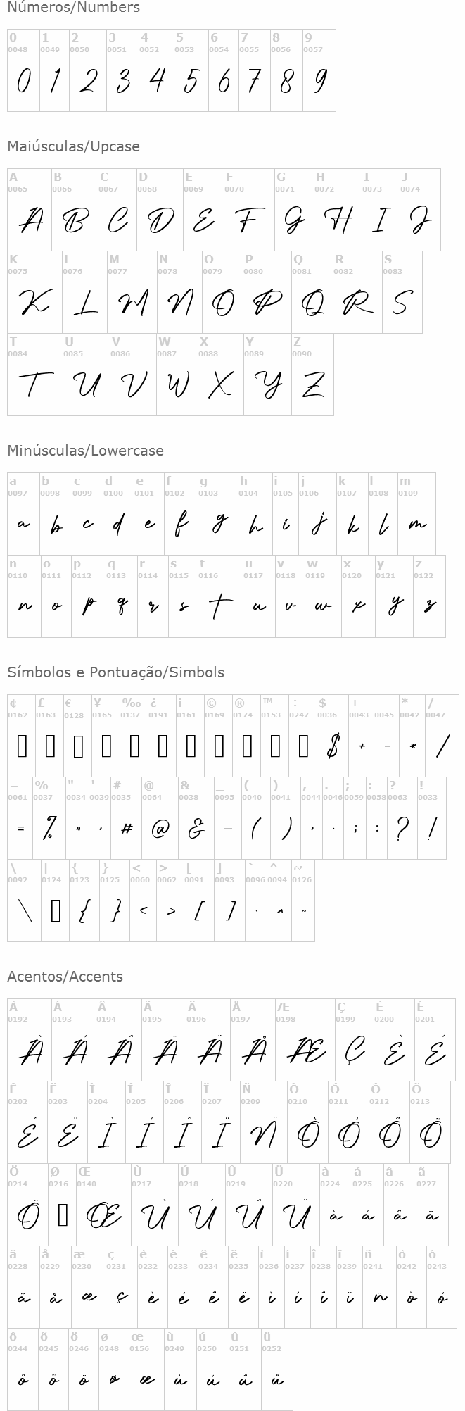 Authentic Signature Fonte | Visualizar