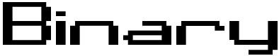 Binary Fonte | Visualizar