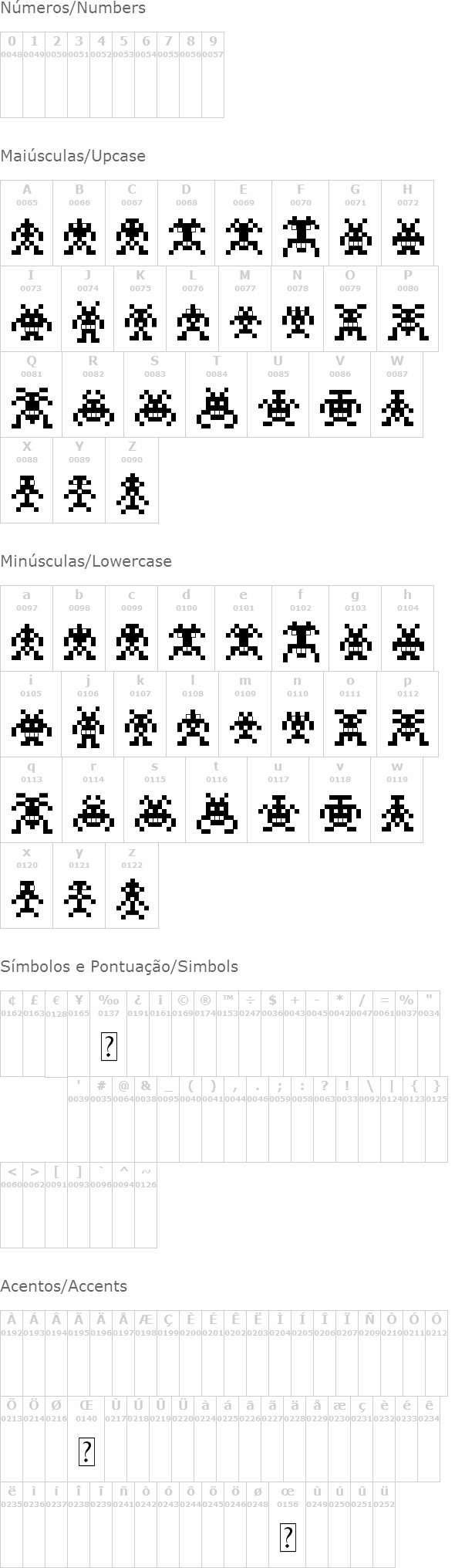 Binary Soldiers Fonte | Visualizar