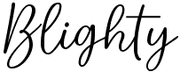 Blighty Fonte | Visualizar