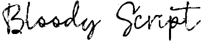 Bloody Script Fonte | Visualizar