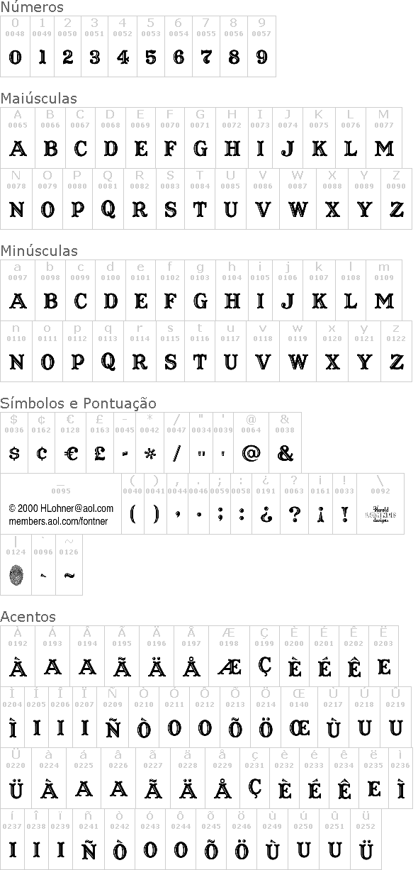 Captain Howdy Fonte | Visualizar