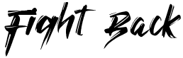 Fight Back Fonte | Visualizar