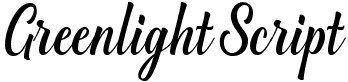 Greenlight Script Fonte | Visualizar