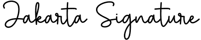 Jakarta Signature Fonte | Visualizar
