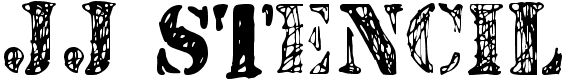 JJ Stencil Fonte | Visualizar