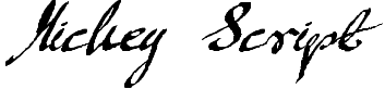 Mickey Script Fonte | Visualizar