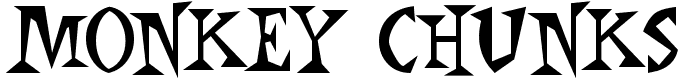 Monkey Chunks Fonte | Visualizar
