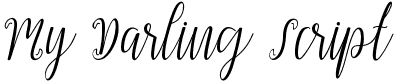 My Darling Script Fonte | Criar Logotipo