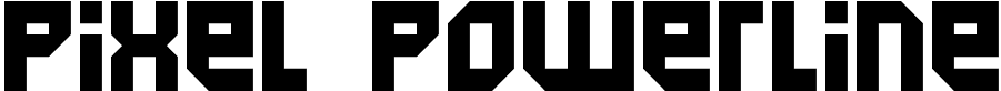 Pixel Powerline Fonte | Visualizar