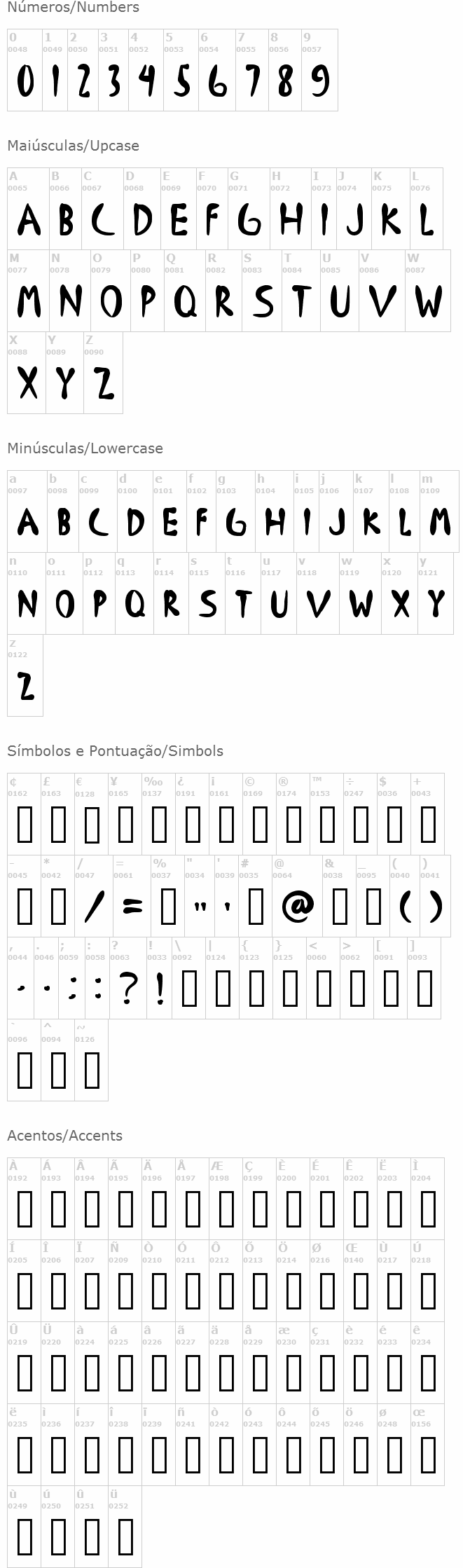 Secret Message Fonte | Visualizar