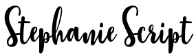 Stephanie Script Fonte | Visualizar